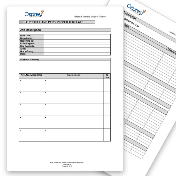 Job Specification Example